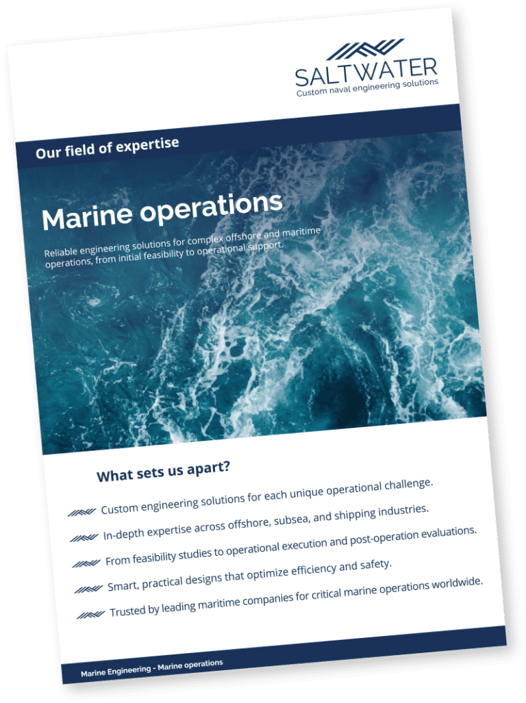 Marine operations - Saltwater